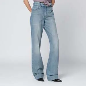 Valentino Garavani Light Wash Denim Jeans - Blue