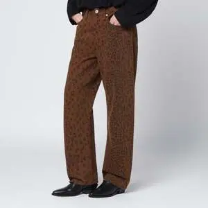 Citizens Of Humanity Relaxed Cheetah Print Jeans