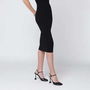 ENTIRE STUDIOS Viscose-blend Midi Skirt - Black