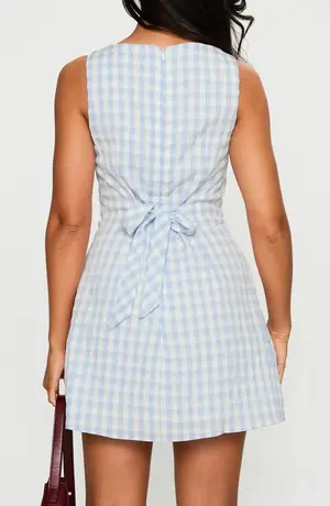 Princess Polly Alfalfa Check Minidress