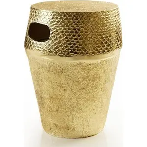 LUNARES Santorini Accent Table - Gold