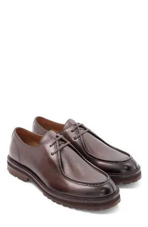 ANTHONY VEER Harlan Moc Derby - Brown Leather