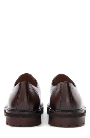 ANTHONY VEER Harlan Moc Derby - Brown Leather