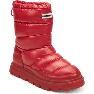 Hunter Maribels Waterproof Snow Boots - Red