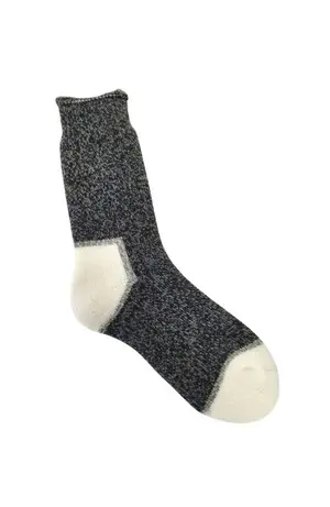 WATSON'S Heat Thermal Crew Socks - Charcoal Mix/cream