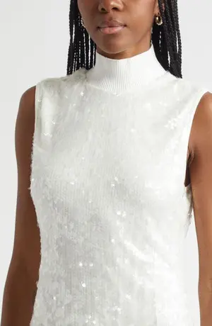 Ramy Brook Catherine Sequin Sleeveless Dress