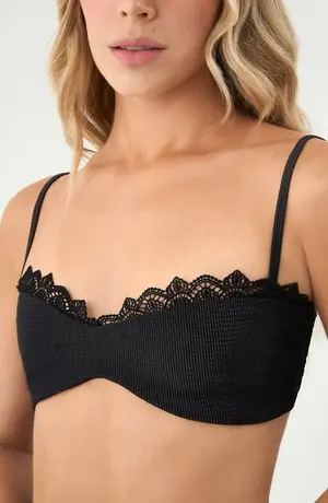 BOAMAR Bondy Lace Trim Swim Top