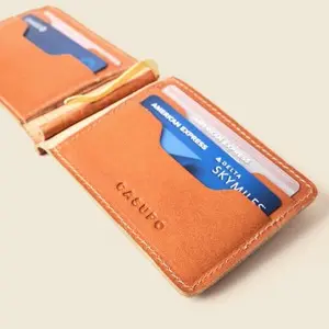 CASUPO Bifold Money Clip Wallet - Natural