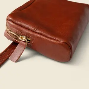 CASUPO Leather Fanny Pack - Chocolate