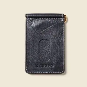 CASUPO Money Clip Wallet Black