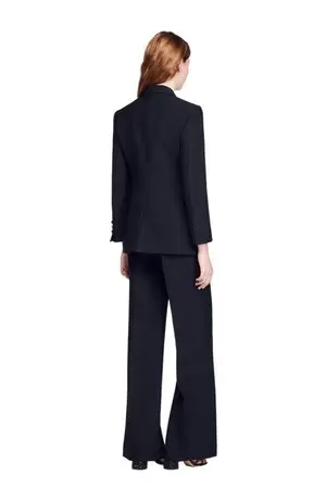 Sandro Tuxedo Jacket With Satin Collar