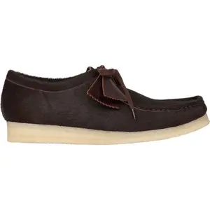 Sandro X Clarks Originals Wallabee Leather Derbies - Chocolate