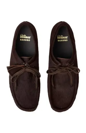 Sandro X Clarks Originals Wallabee Leather Derbies