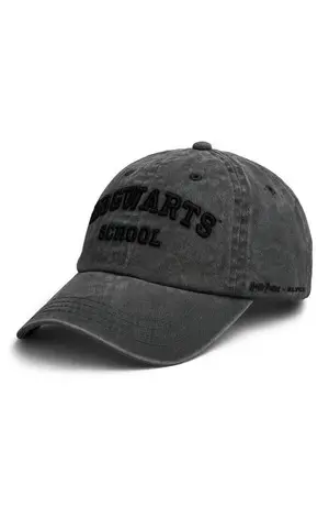 BLVCK Harry Potter X 'hogwarts' Cap - Charcoal