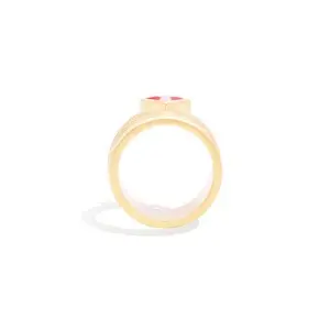 CAMPBELL + CHARLOTTE Spark Chevron Cigar Band Ring