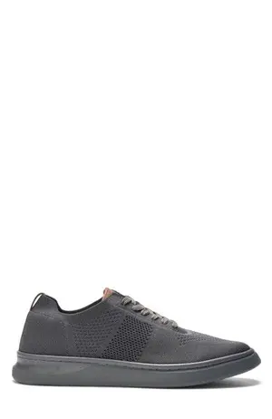 A. VEER Stride Knit Lace-up Sneakers - Grey Leather