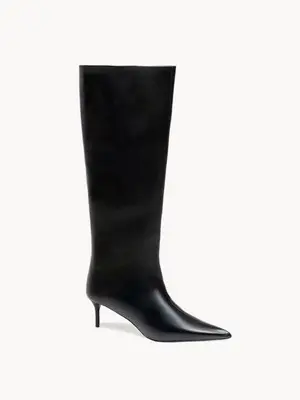 BRITT NETTA Odette Knee High Boots - Black