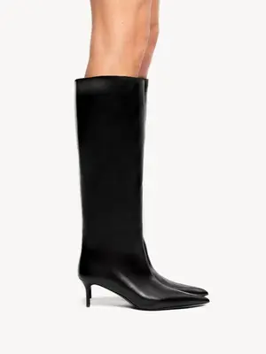 BRITT NETTA Odette Knee High Boots - Black