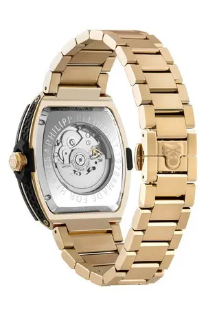 Philipp Plein The $keleton 2.0 Automatic Goldtone Bracelet Watch