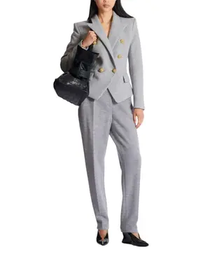 Balmain Tailored Cotton Knit Trousers