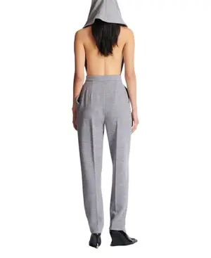 Balmain Tailored Cotton Knit Trousers