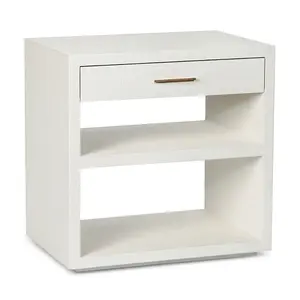 INTERLUDE HOME Livia Bedside Chest - White