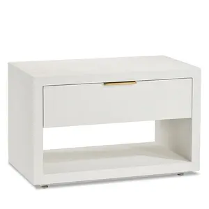 INTERLUDE HOME Montaigne Bedside Chest - White