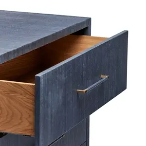 INTERLUDE HOME Taylor 6 Drawer Chest - Navy