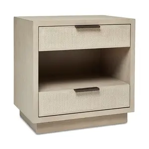 INTERLUDE HOME Holmes Bedside Table - Cliffside