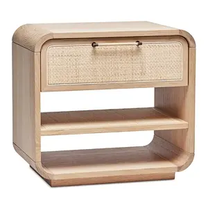 INTERLUDE HOME Marsh Bedside Chest - Oak