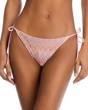 PQ Tie Side Full Coverage Bikini Bottom - Dazzle