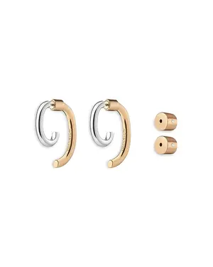 Demarson Luna Mini Earrings - Two Tone