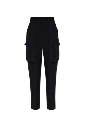 Balmain Wool Cargo Trousers