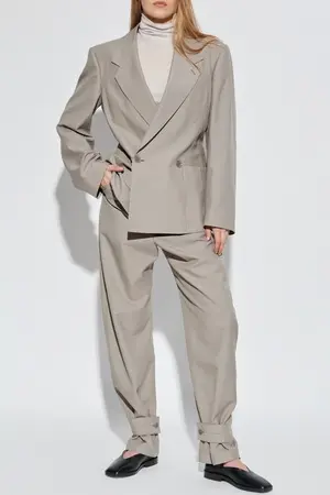 LEMAIRE Double-breasted Blazer - Grey