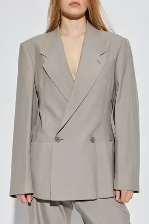 LEMAIRE Double-breasted Blazer - Grey