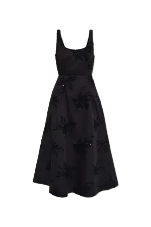 Munthe Midi Dress With Bead And Sequin Appliqués