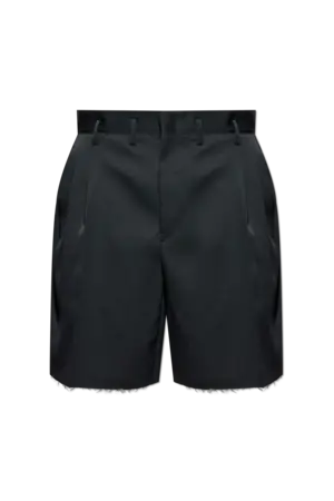 MAISON MARGIELA Vintage-effect Wool Shorts