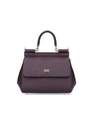 Dolce & Gabbana Sicily Small Handbag - Red