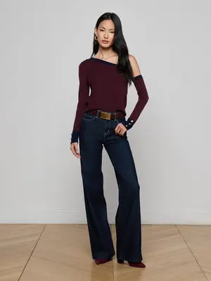 L'Agence Maeva One-shoulder Top