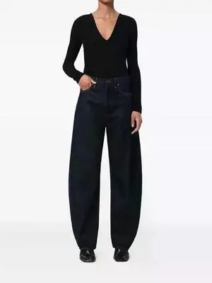 AGOLDE Luna Button-fastening Jeans - Blue