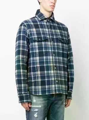 Brunello Cucinelli Plaid-check Padded Jacket