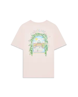 Casablanca L'arche De Tennis Short Sleeve T-shirt - Multicolor