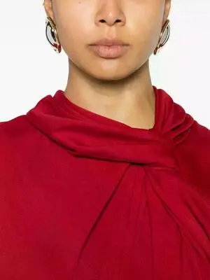 LANVIN Draped Sleeveless Blouse