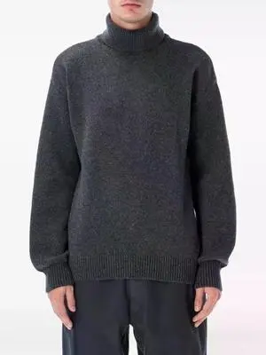 Colorful Standard Roll Neck Knitted Sweater