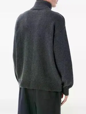 Colorful Standard Roll Neck Knitted Sweater
