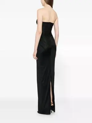 Christopher Esber Plunge Strapless Maxi Dress