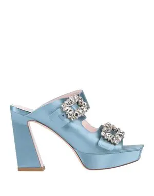 ROGER VIVIER Crystal-embellished Satin Sandals