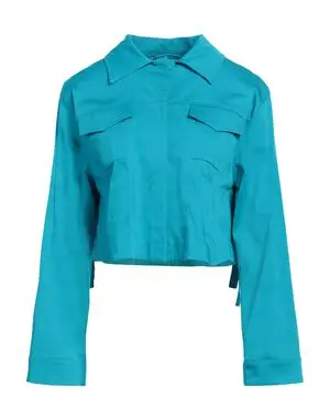 JIJIL Cotton Elastane Jacket With Fringes