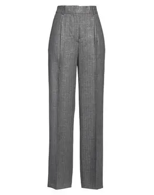 MSGM Pinstriped Flannel Pants - Grey
