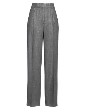 MSGM Pinstriped Flannel Pants - Grey